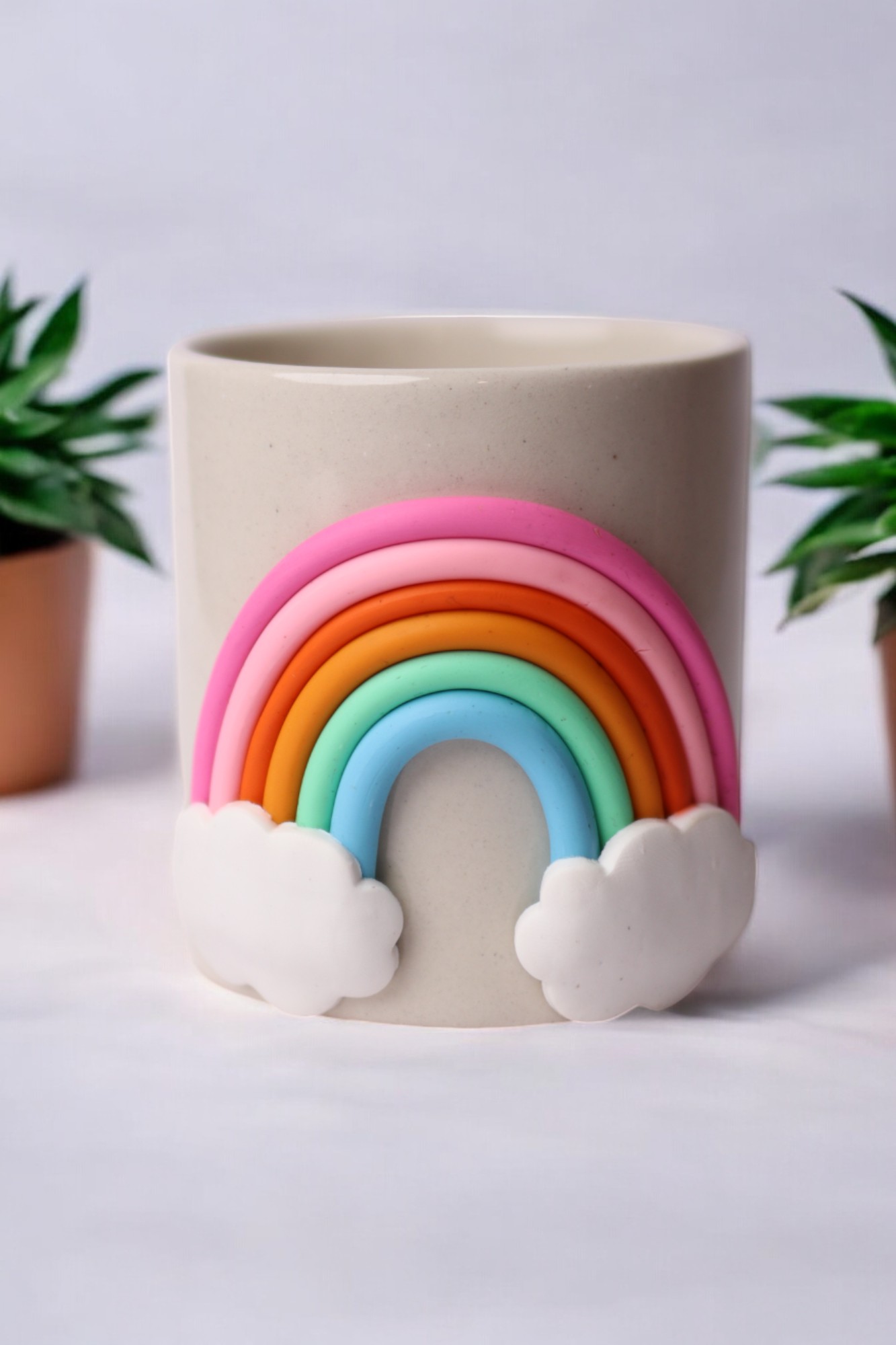 Rainbow Vibgyor Planter - Eco-Friendly Decorative Plant Pot for Home Décor