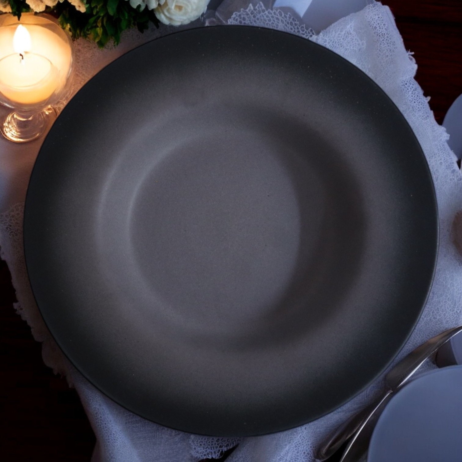 Impressionist Harmony Pasta Plates | Unique Artistic Dinnerware for ...