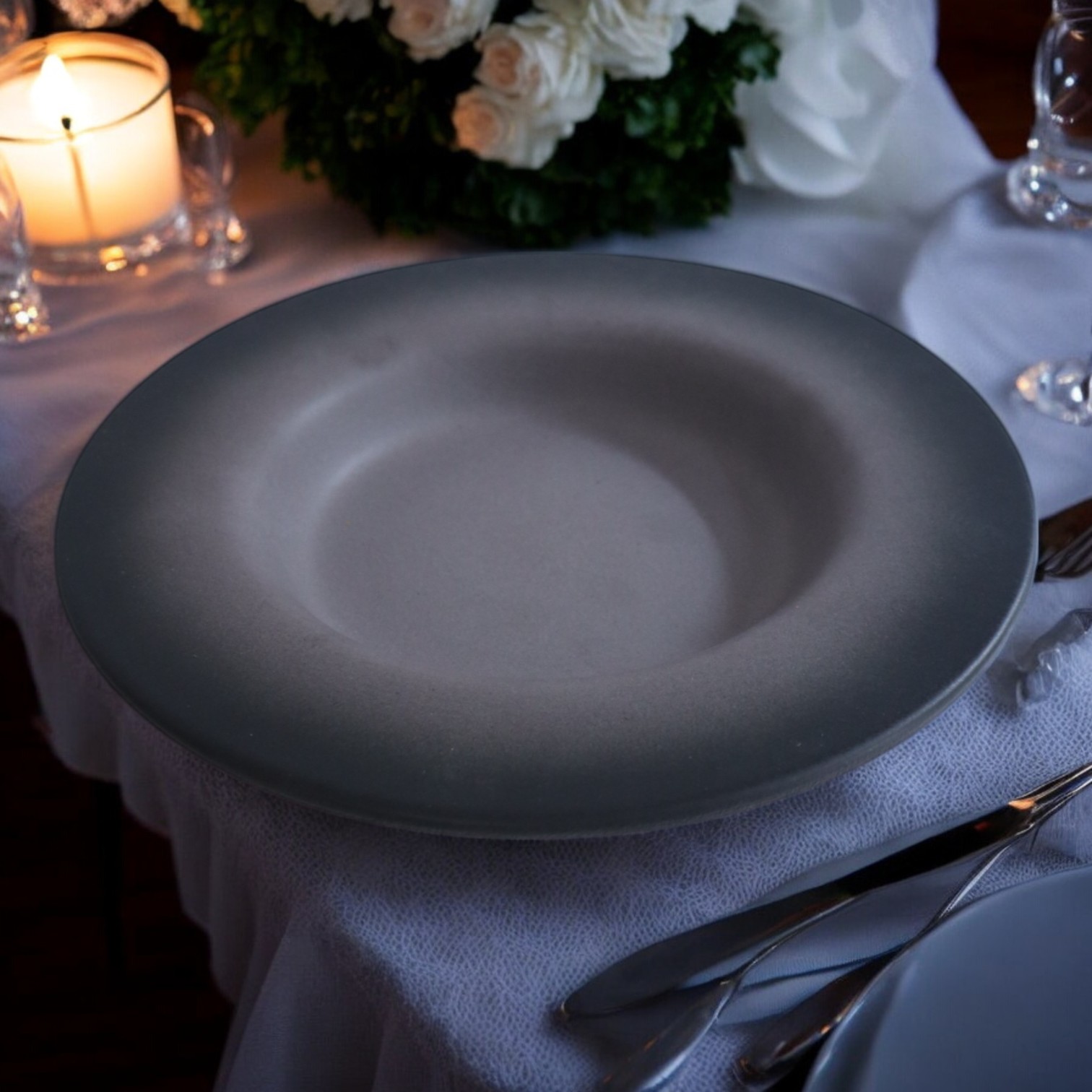 Impressionist Harmony Pasta Plates | Unique Artistic Dinnerware for ...